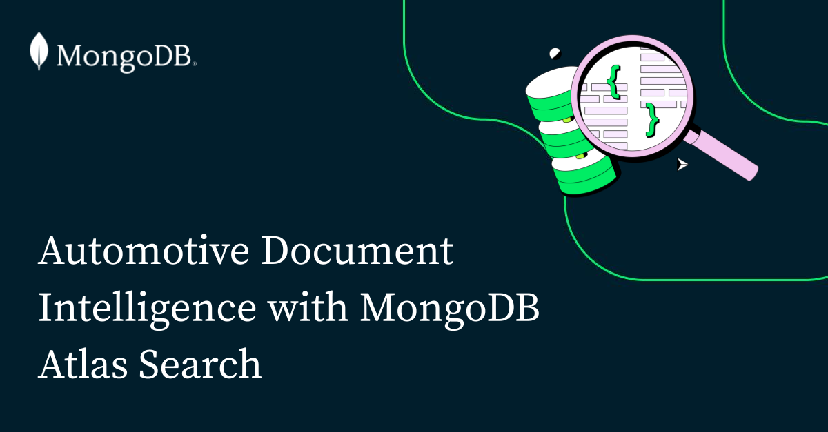 Automotive Document Intelligence With MongoDB Atlas Search | MongoDB
