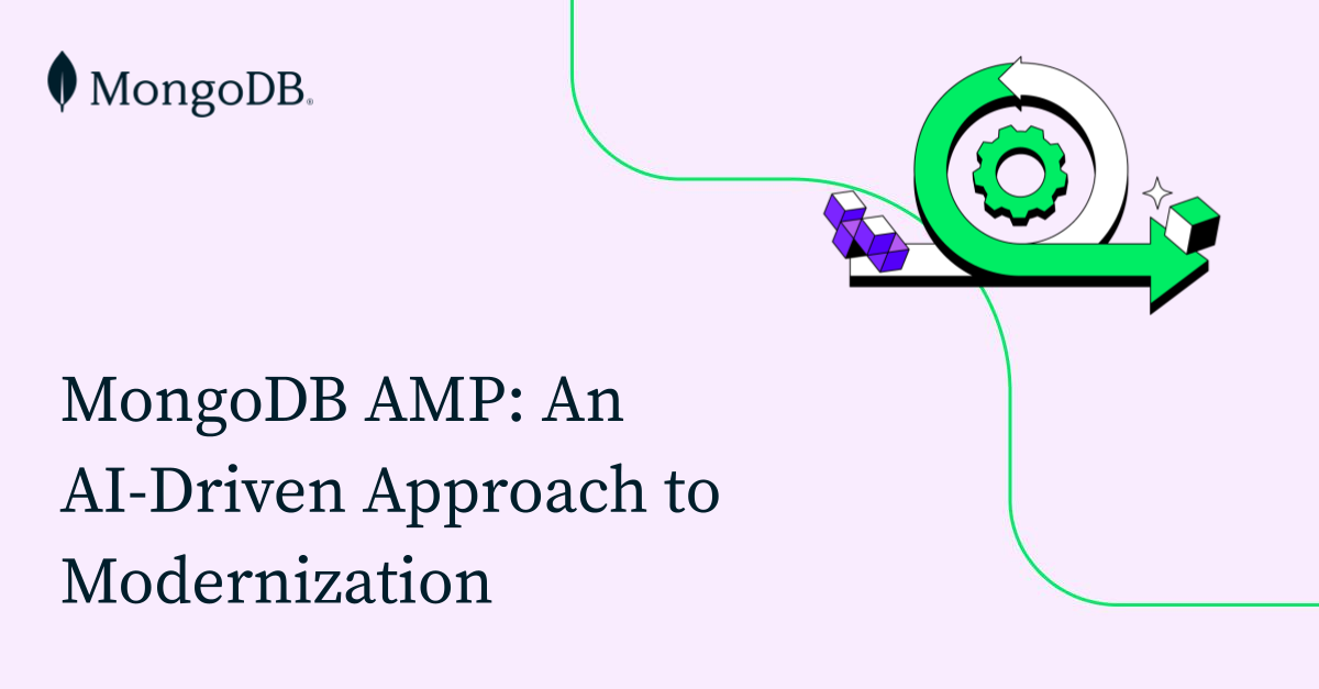 MongoDB AMP: AI 기반의 현대화 접근 방식 | MongoDB Blog